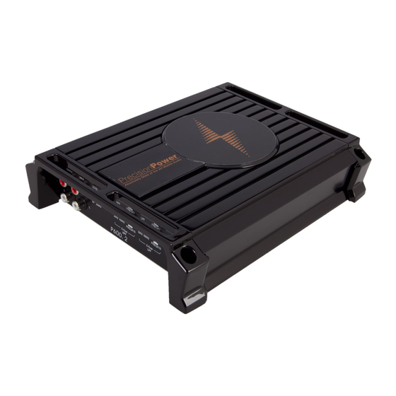 PRECISION POWER P600.2 OWNER'S MANUAL Pdf Download | ManualsLib