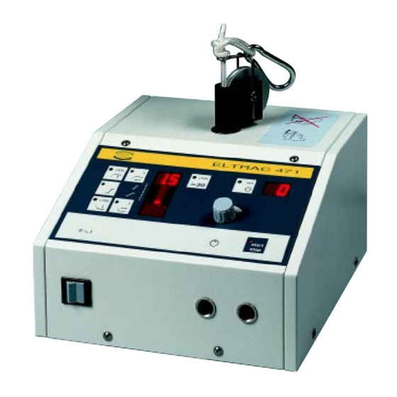 ENRAF NONIUS ELTRAC 471 OPERATING INSTRUCTIONS MANUAL Pdf Download ...