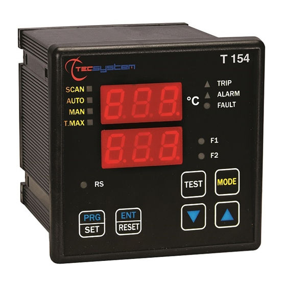TECSYSTEM T154 SERIES INSTRUCTION MANUAL Pdf Download | ManualsLib
