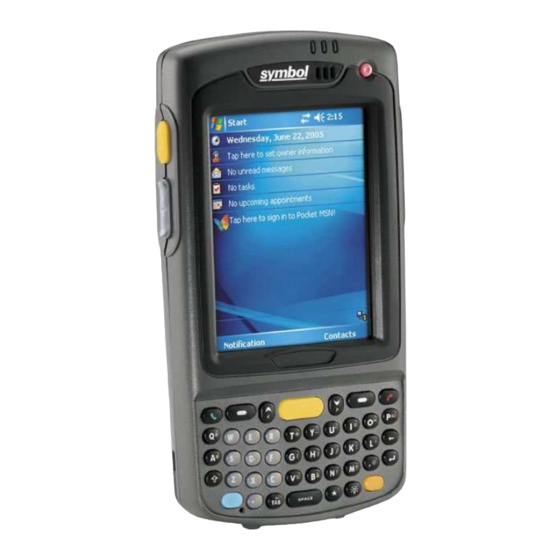 SYMBOL MC70 USER MANUAL Pdf Download | ManualsLib
