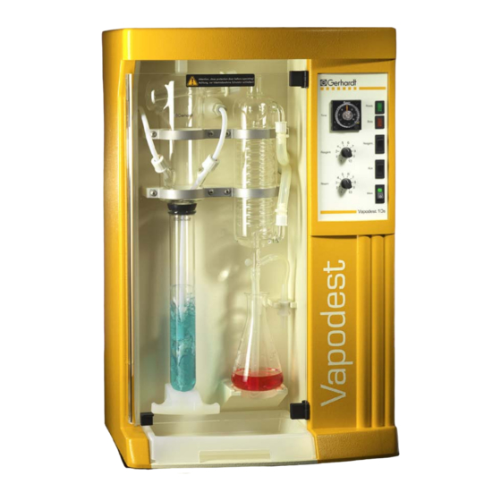 GERHARDT VAPODEST 10S INSTRUCTION MANUAL Pdf Download | ManualsLib