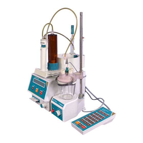 METROHM 736 GP TITRINO INSTRUCTIONS FOR USE MANUAL Pdf Download ...