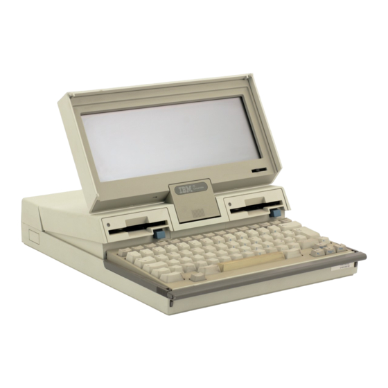 IBM PC CONVERTIBLE TECHNICAL REFERENCE Pdf Download | ManualsLib