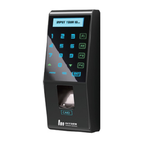 NITGEN FINGKEY ACCESS USER MANUAL Pdf Download | ManualsLib