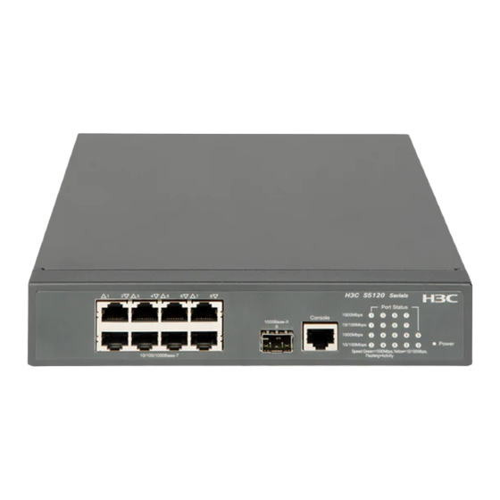 H3C S5120-SI INSTALLATION MANUAL Pdf Download | ManualsLib