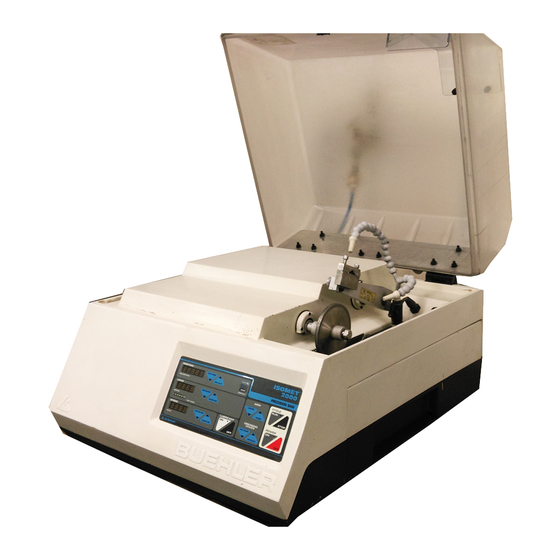 BUEHLER ISOMET 2000 MANUAL Pdf Download | ManualsLib