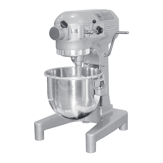 HOBART A-120 INSTRUCTIONS FOR OPERATION AND CARE Pdf Download | ManualsLib