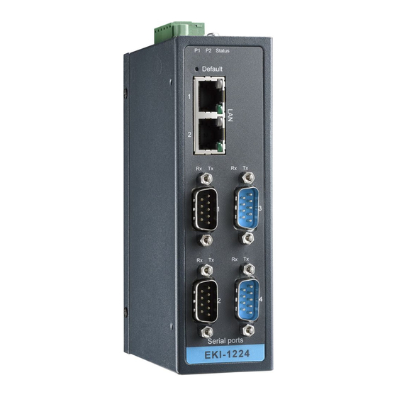 ADVANTECH EKI-1222 USER MANUAL Pdf Download | ManualsLib