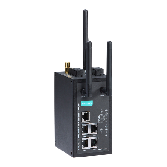 MOXA TECHNOLOGIES WDR-3124A QUICK INSTALLATION MANUAL Pdf Download ...