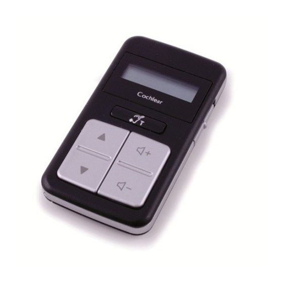 COCHLEAR CR210 USER MANUAL Pdf Download | ManualsLib