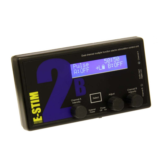 E-STIM 2B USER MANUAL Pdf Download | ManualsLib