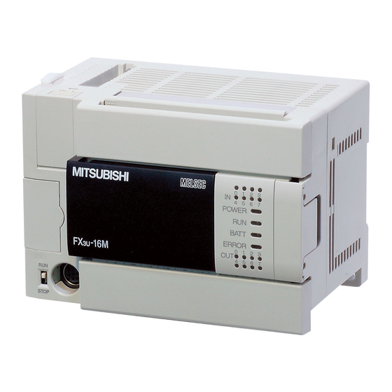 MITSUBISHI MELSEC FX3U SERIES HANDBOOK Pdf Download | ManualsLib