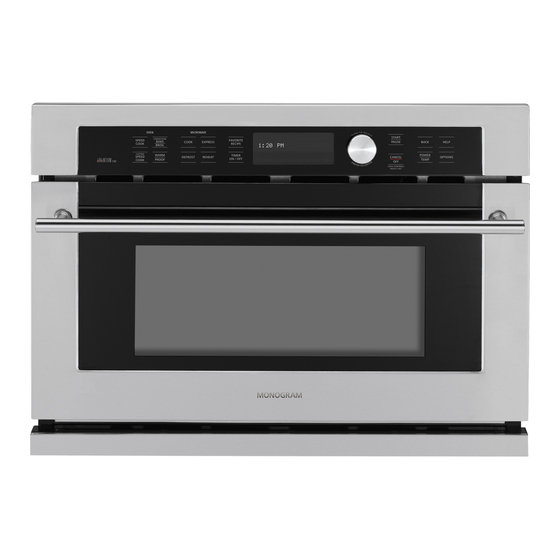 MONOGRAM ADVANTIUM ZSC1001 OWNER'S MANUAL Pdf Download | ManualsLib