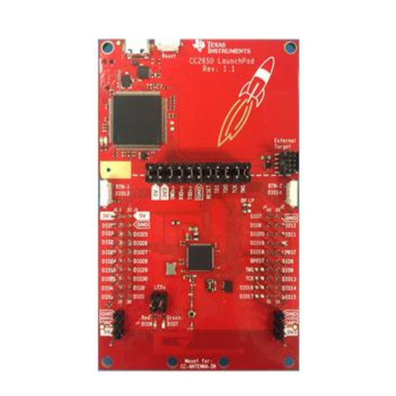 TEXAS INSTRUMENTS SIMPLELINK CC2640 USER MANUAL Pdf Download | ManualsLib
