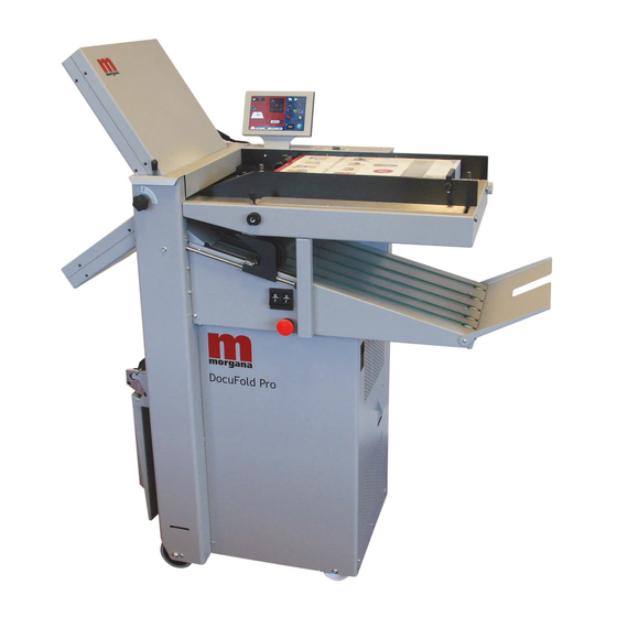 MORGANA DOCUFOLD PRO OPERATOR'S MANUAL Pdf Download | ManualsLib