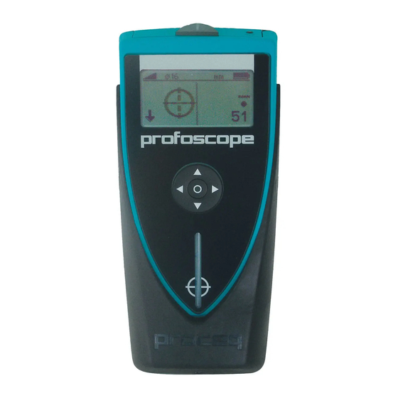 PROCEQ PROFOSCOPE OPERATING INSTRUCTIONS MANUAL Pdf Download | ManualsLib