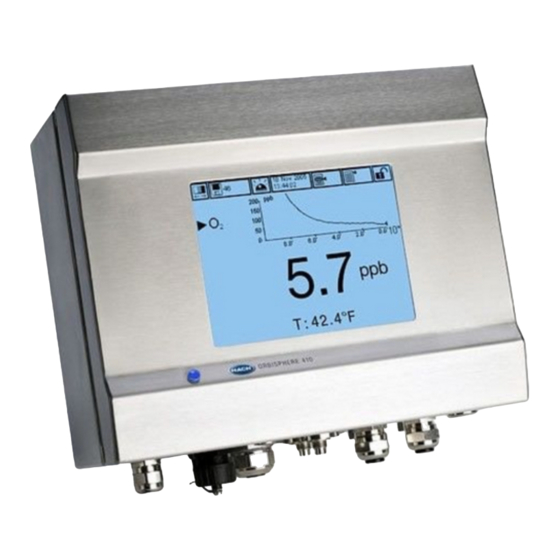 HACH ORBISPHERE 410 QUICK OPERATOR'S MANUAL Pdf Download | ManualsLib