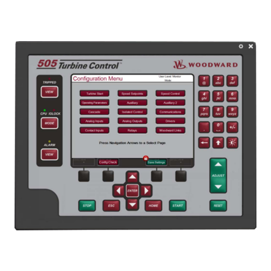 WOODWARD 505 INSTALLATION AND OPERATION MANUAL Pdf Download | ManualsLib