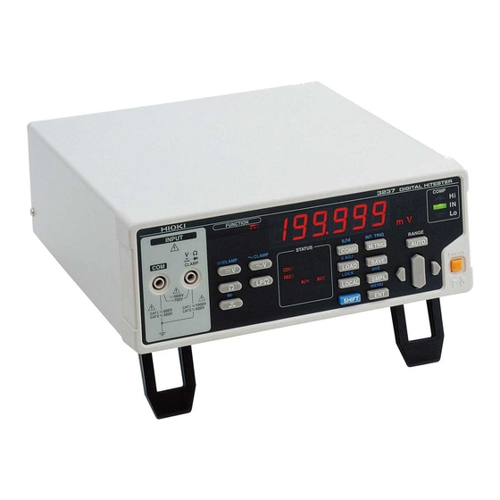 HIOKI 3237 INSTRUCTION MANUAL Pdf Download | ManualsLib