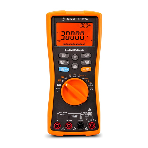 KEYSIGHT U1271A USER MANUAL Pdf Download | ManualsLib