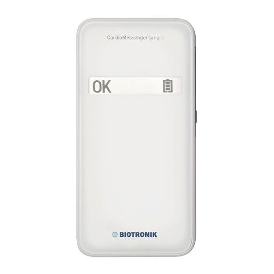 BIOTRONIK CARDIOMESSENGER SMART TECHNICAL MANUAL Pdf Download | ManualsLib