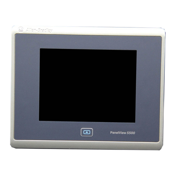 ALLEN-BRADLEY PANELVIEW 5500 USER MANUAL Pdf Download | ManualsLib