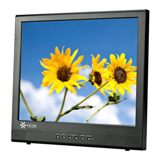 VICON VM-619LCD INSTALLATION & OPERATOR'S MANUAL Pdf Download | ManualsLib