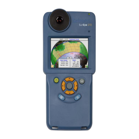 ATEC SOLMETRIC SUNEYE 210 USER MANUAL Pdf Download | ManualsLib
