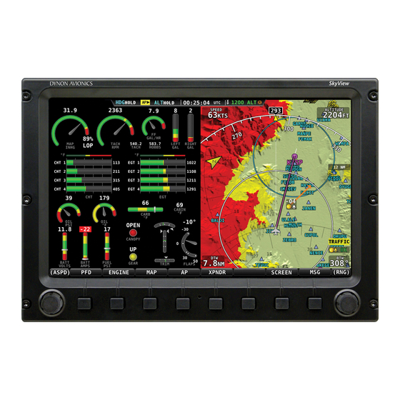 DYNON AVIONICS SKYVIEW SV-D700 USER MANUAL Pdf Download | ManualsLib