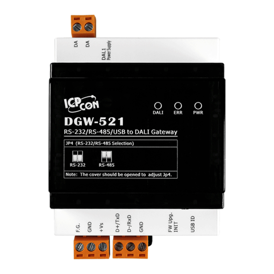 ICP DAS USA DGW-521 QUICK START MANUAL Pdf Download | ManualsLib