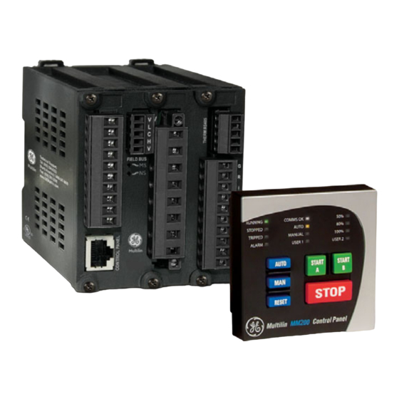 GE MULTILIN MM200 COMMUNICATIONS MANUAL Pdf Download | ManualsLib