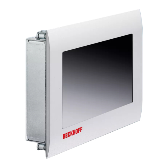 BECKHOFF CP6606-0001-0020 INSTALLATION AND OPERATING INSTRUCTIONS ...