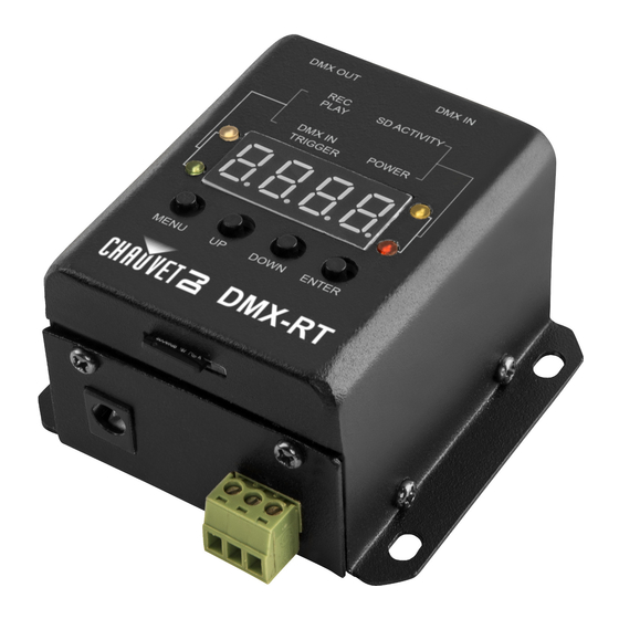 CHAUVET DMX-RT USER MANUAL Pdf Download | ManualsLib