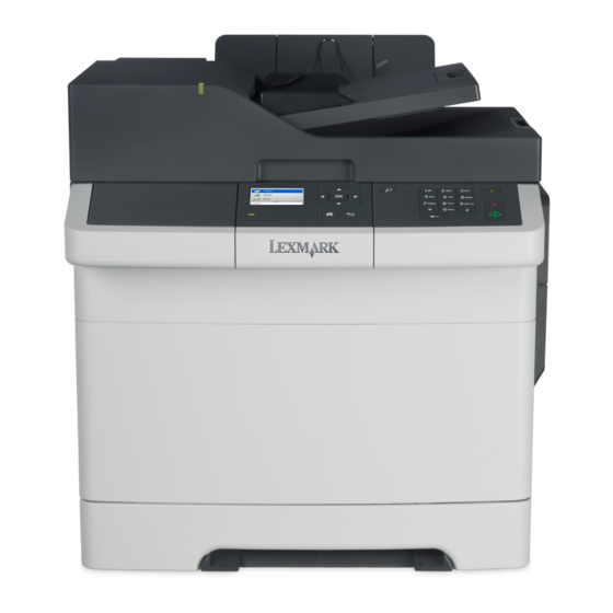 LEXMARK CX310 SERIES USER MANUAL Pdf Download | ManualsLib