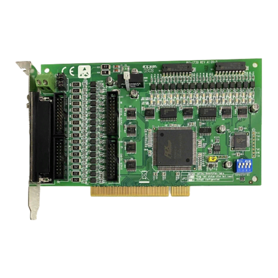 ADVANTECH PCI-1730 MANUAL Pdf Download | ManualsLib