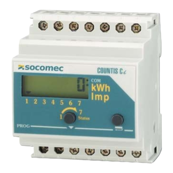 SOCOMEC COUNTIS CI OPERATING INSTRUCTIONS MANUAL Pdf Download | ManualsLib