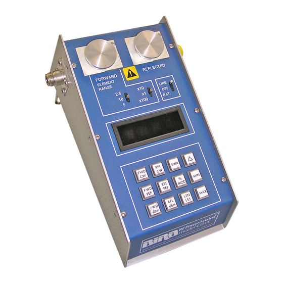 BIRD 4391A OPERATION MANUAL Pdf Download | ManualsLib