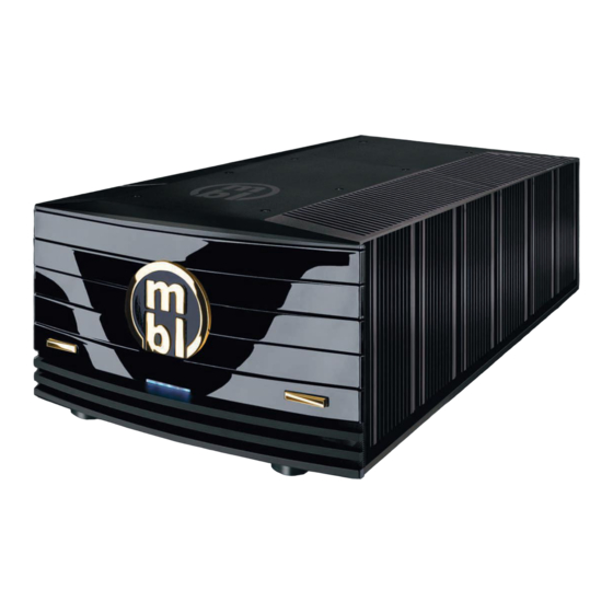 MBL 9007 OWNER'S MANUAL Pdf Download | ManualsLib
