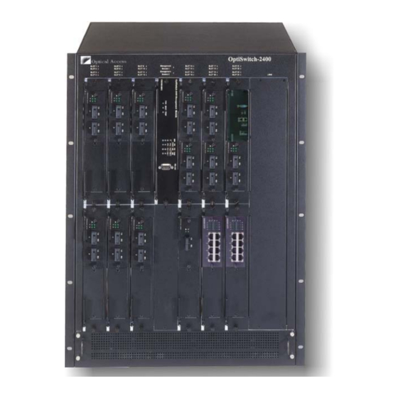 MRV COMMUNICATIONS OPTISWITCH-2400/L3 USER MANUAL Pdf Download | ManualsLib