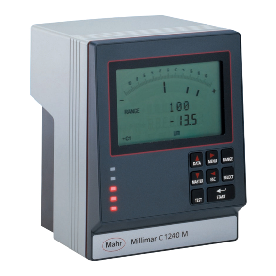 MILLIMAR C 1208 OPERATING INSTRUCTIONS MANUAL Pdf Download | ManualsLib