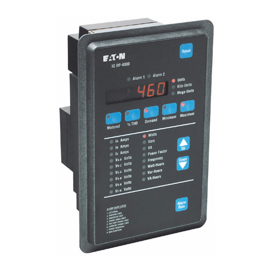 EATON CUTLER-HAMMER IQ DP-4000 INSTALLATION, OPERATION AND MAINTENANCE ...
