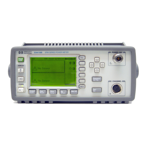 HP E4418B PROGRAMMING MANUAL Pdf Download | ManualsLib