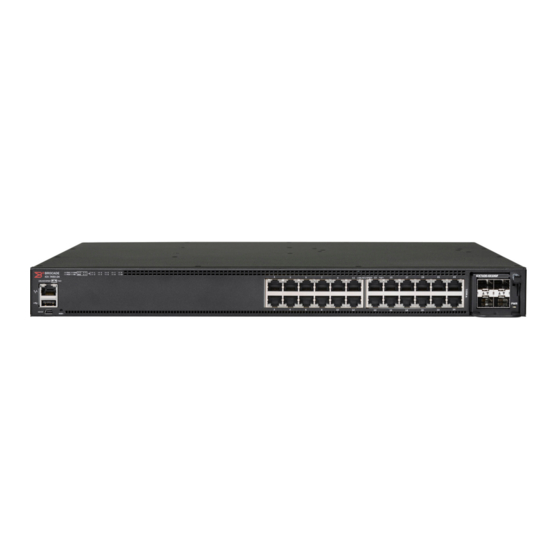 BROCADE COMMUNICATIONS SYSTEMS ICX 7450 HARDWARE INSTALLATION MANUAL ...