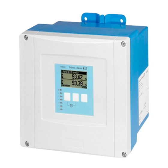 ENDRESS+HAUSER PROSONIC S FMU90 OPERATING INSTRUCTIONS MANUAL Pdf ...