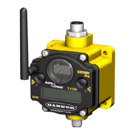 BANNER SURECROSS DX80 GATEWAY PRO REFERENCE MANUAL Pdf Download ...