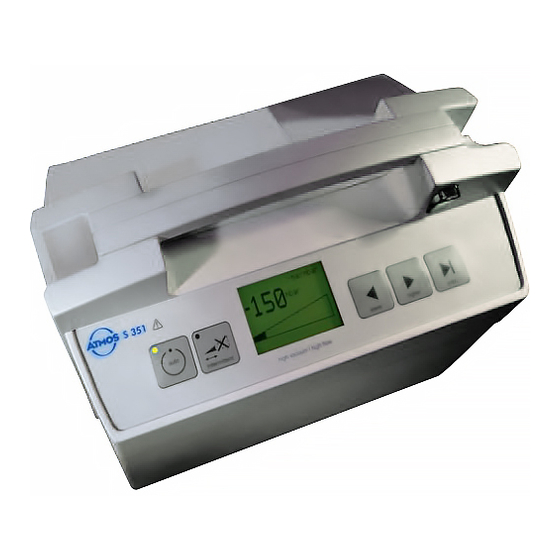 ATMOS S 351 OPERATING INSTRUCTIONS MANUAL Pdf Download | ManualsLib