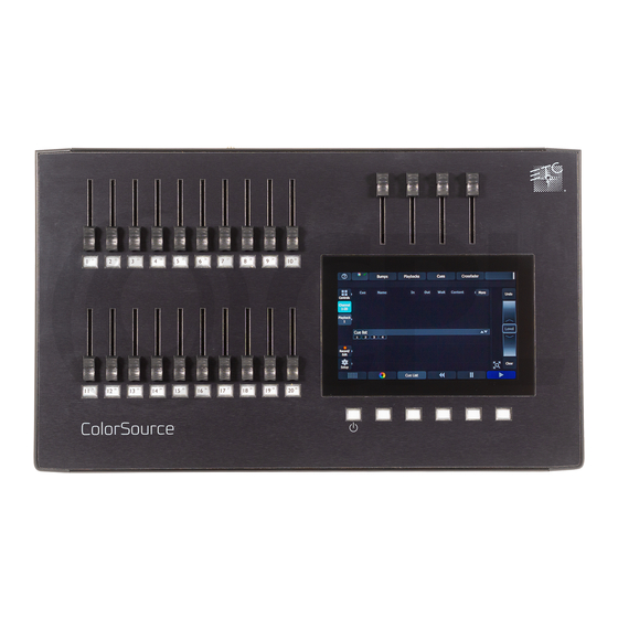 ETC COLORSOURCE 20 USER MANUAL Pdf Download | ManualsLib