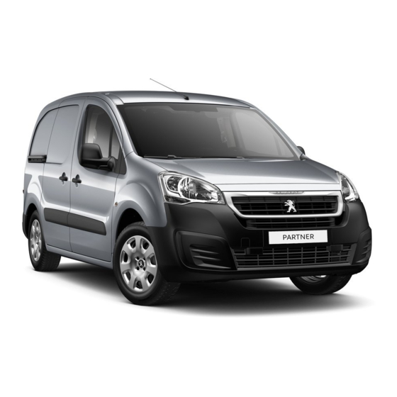PEUGEOT PARTNER 2016 HANDBOOK Pdf Download ManualsLib
