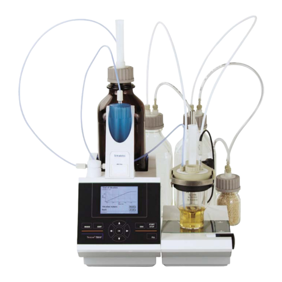 SI ANALYTICS TITROLINE 7500 KF OPERATING INSTRUCTIONS MANUAL Pdf Download | ManualsLib