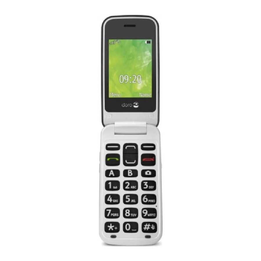 Doro 2415 DFC-0150 - Mobile Phone Quick Start Guide | ManualsLib